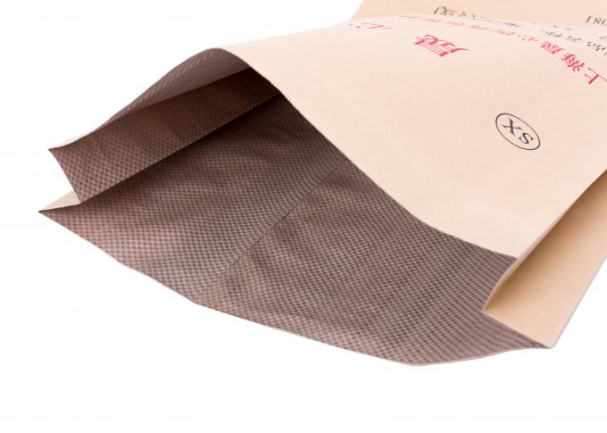 Kraft Paper BOPP Laminated Bags With Sewn Block Bottom 25kg Load Weight kraft-paper-bopp-laminated-bags-with-sewn-block-bottom-25kg-load-weight
