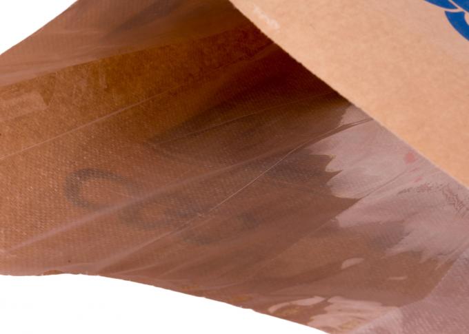Multiwall Kraft Paper Composite Fertilizer Packaging Bags With Ziplock ...